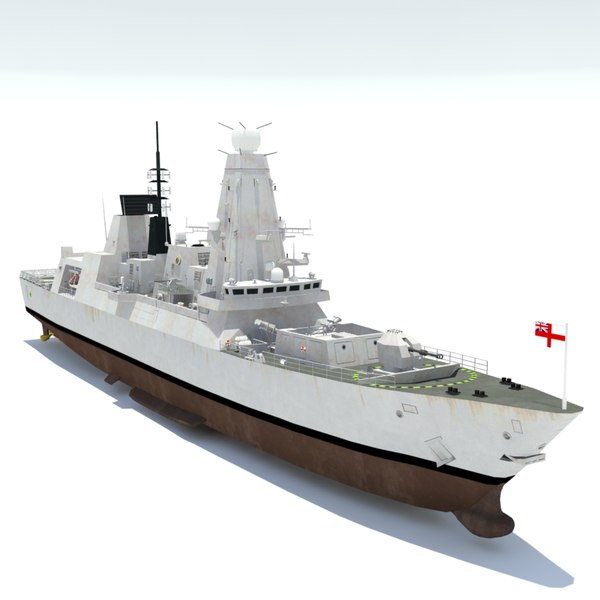 3D type 45 daring class destroyer - TurboSquid 1685466