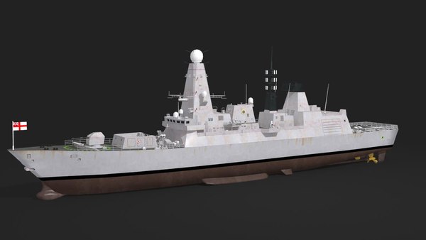 3D type 45 daring class destroyer - TurboSquid 1685466