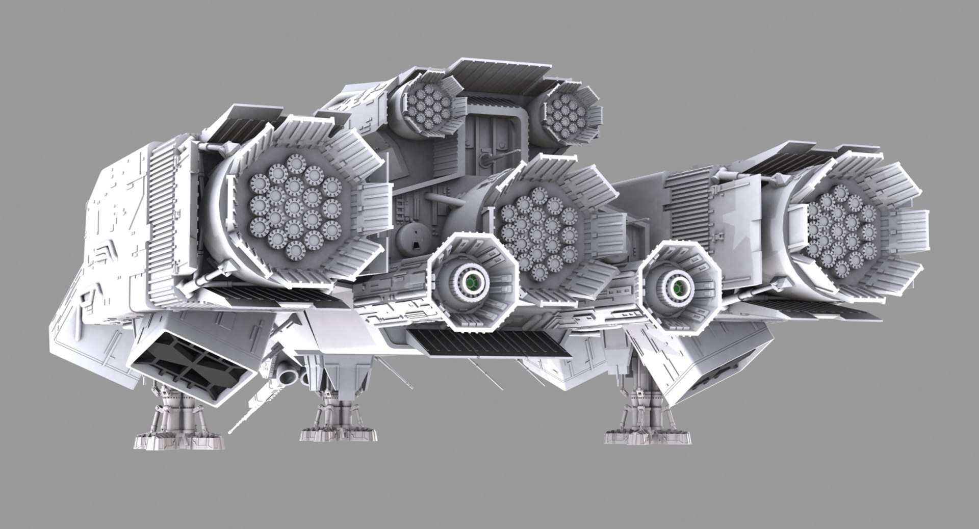 3D Model Spacecraft Alien - TurboSquid 1254340