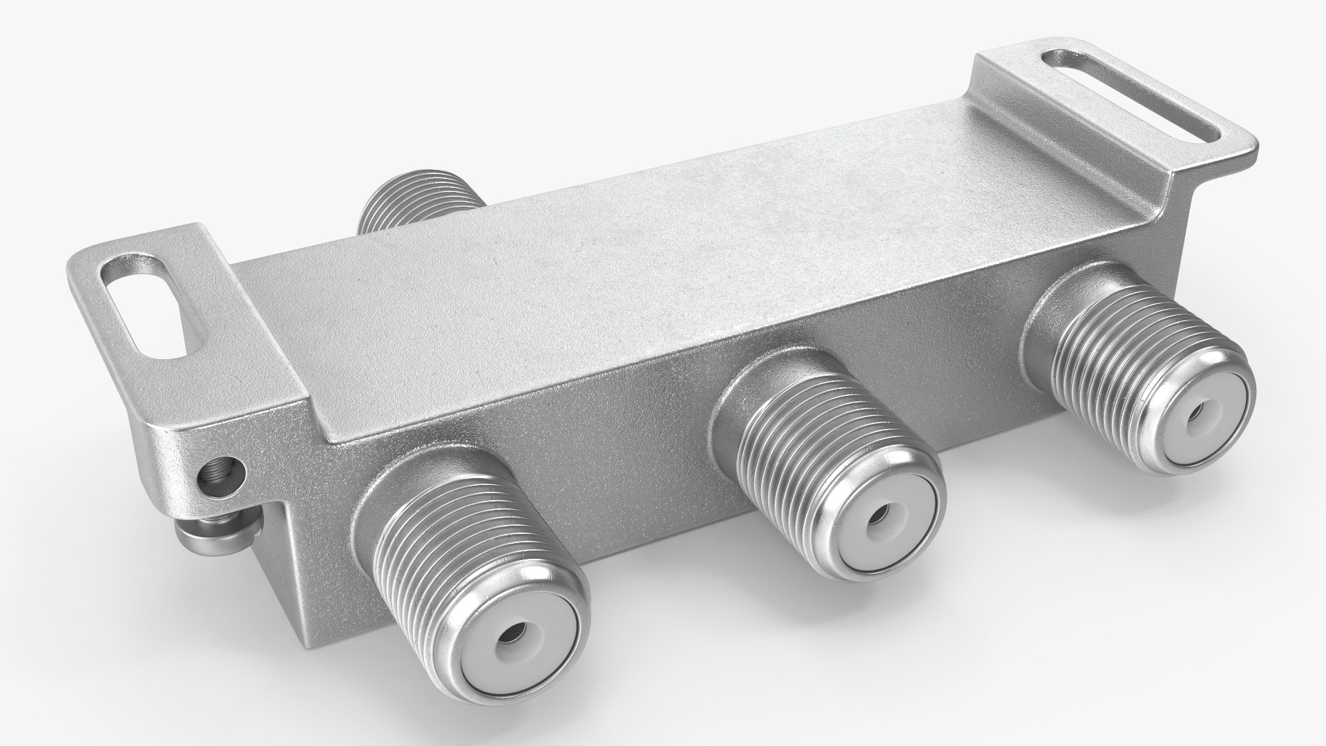 3D Digital Signal 3 Way Coax Cable Splitter - TurboSquid 1777406