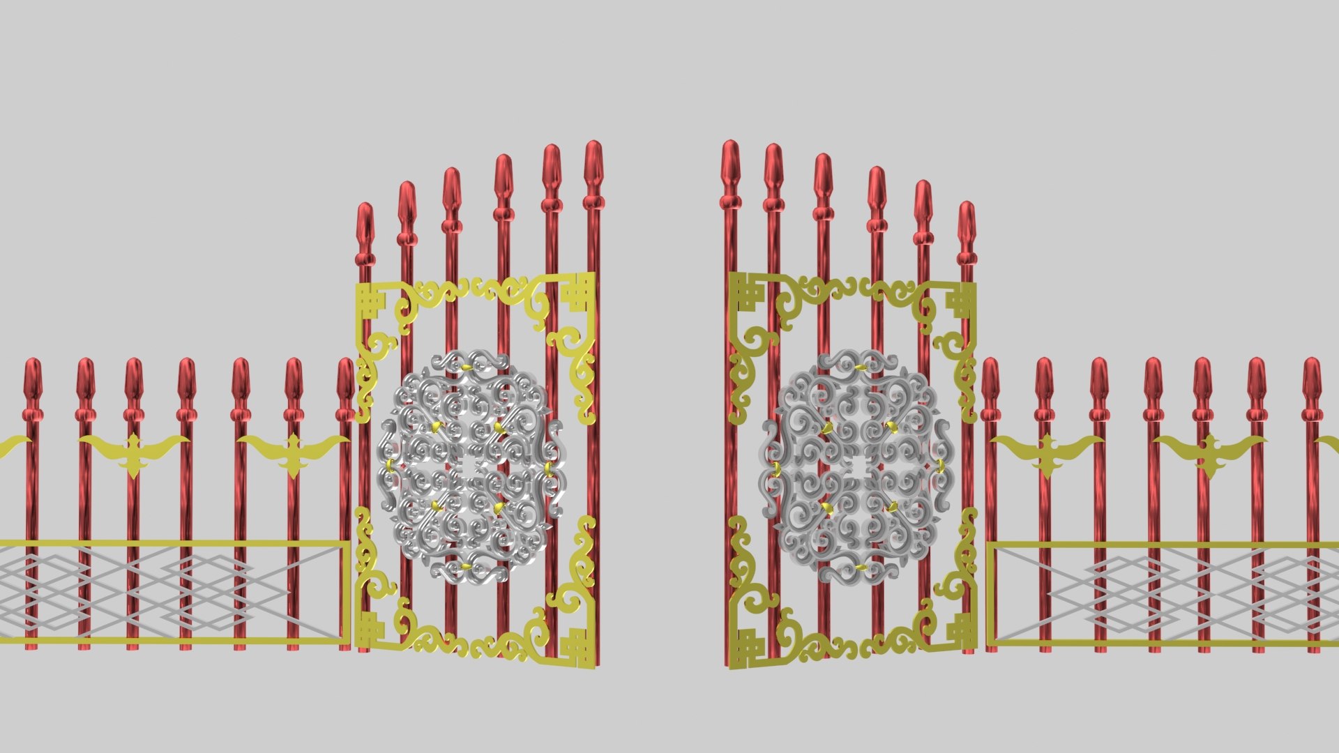 3d model gate