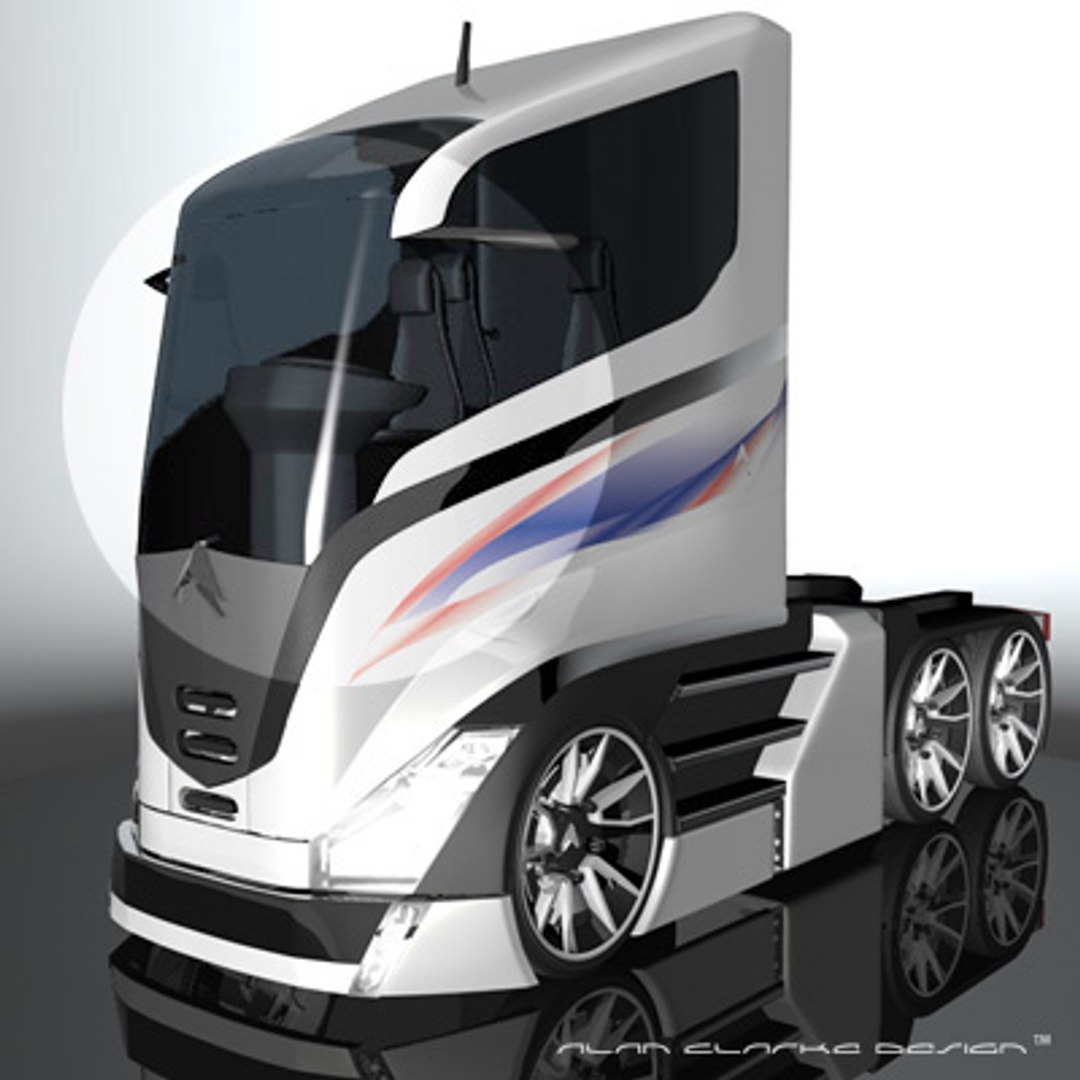Concept Truck Design 3d Model