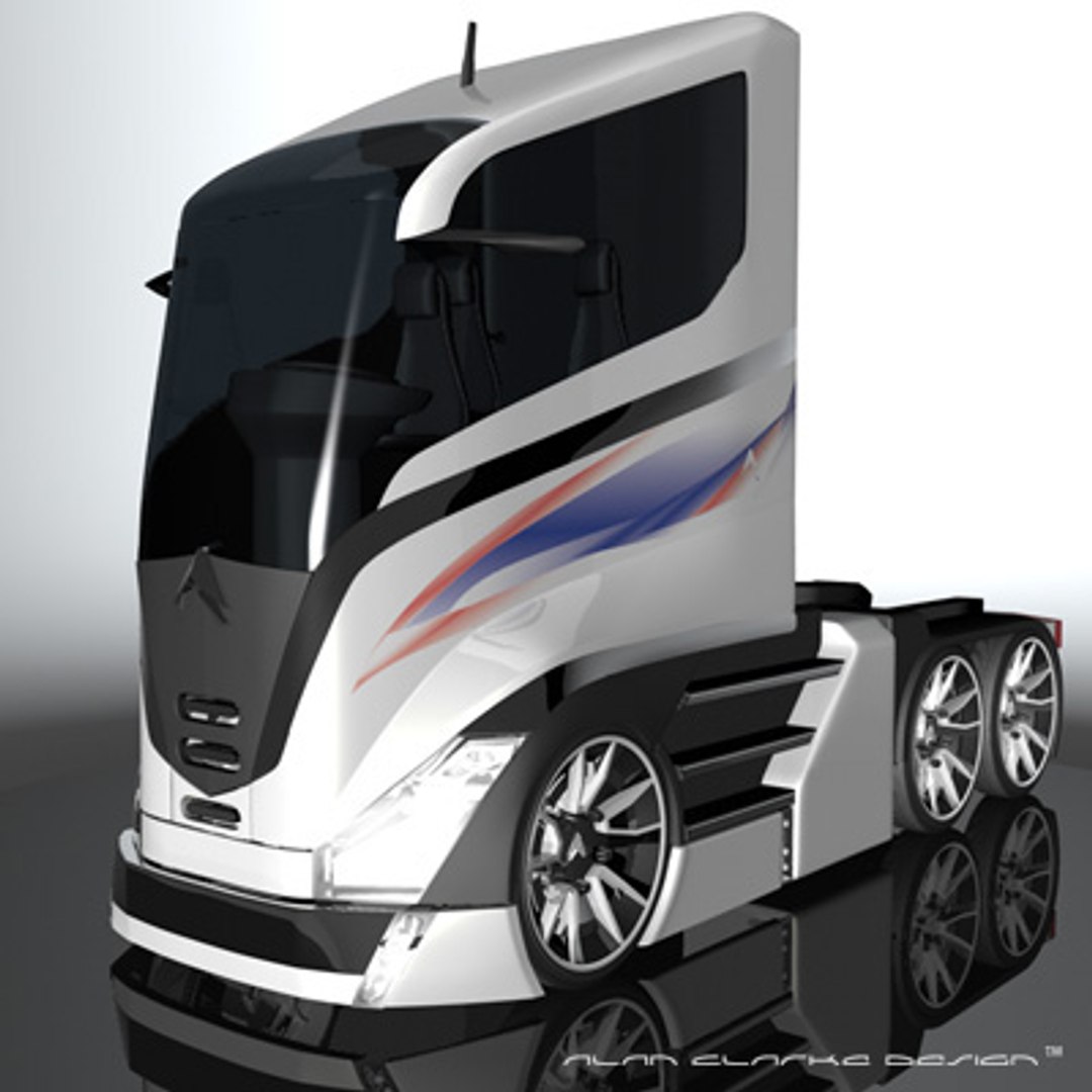 Concept Truck Design 3d Model