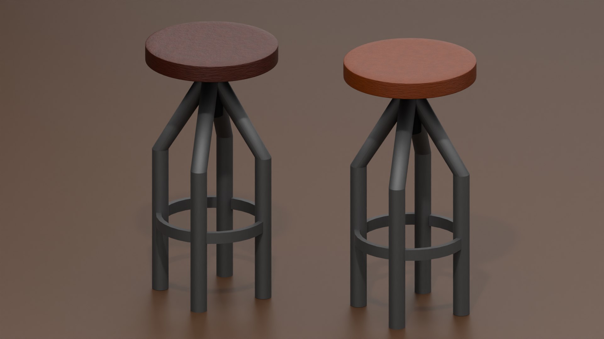 3D Model Industril Chair Stool - TurboSquid 2418799