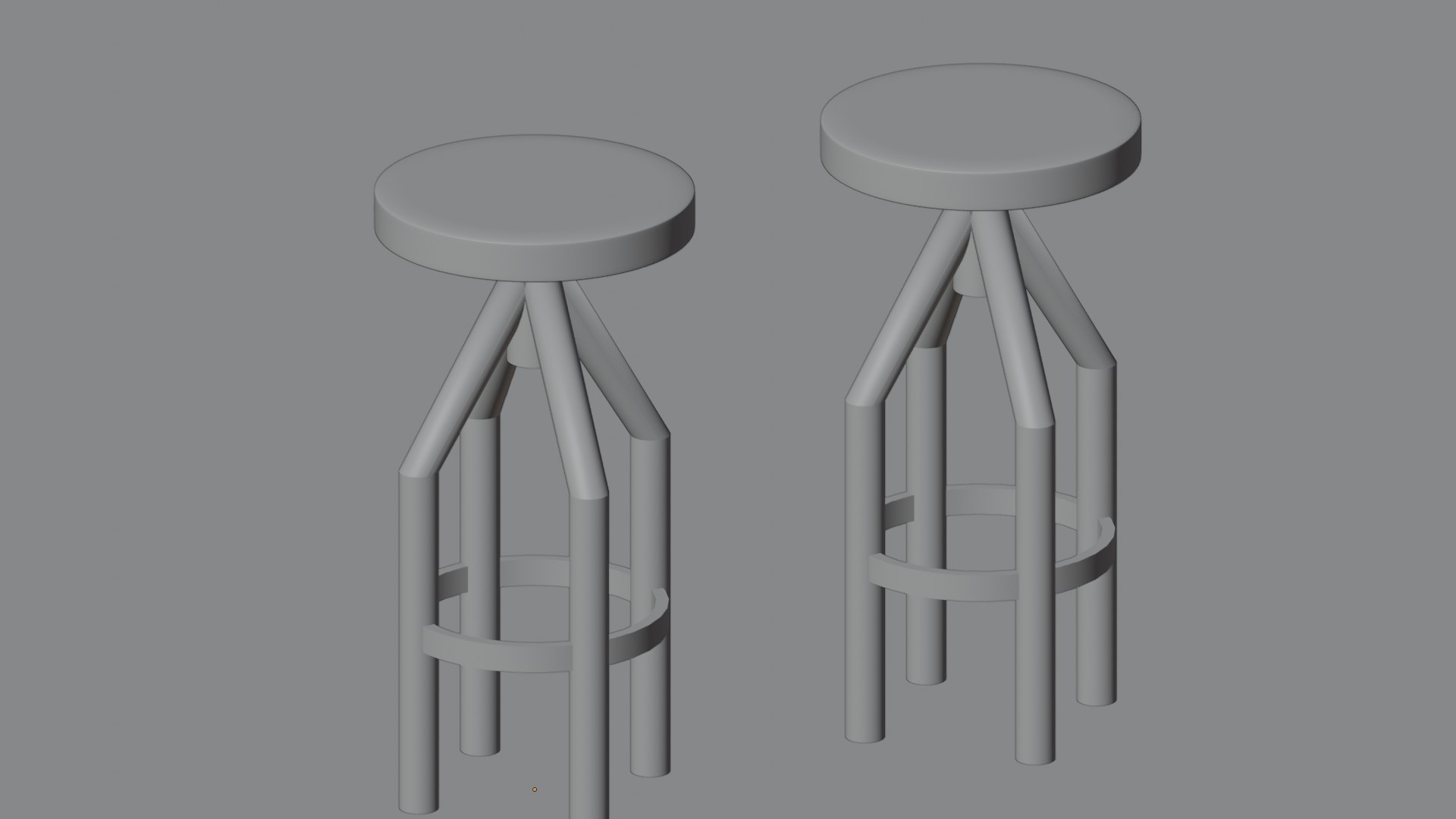 3D Model Industril Chair Stool - TurboSquid 2418799