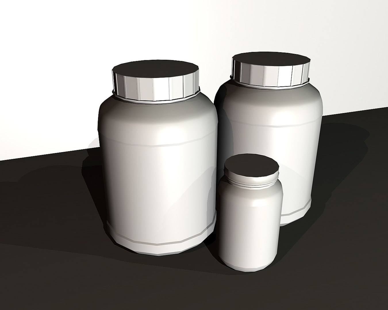 3D Model Protein Bottle - TurboSquid 1646724