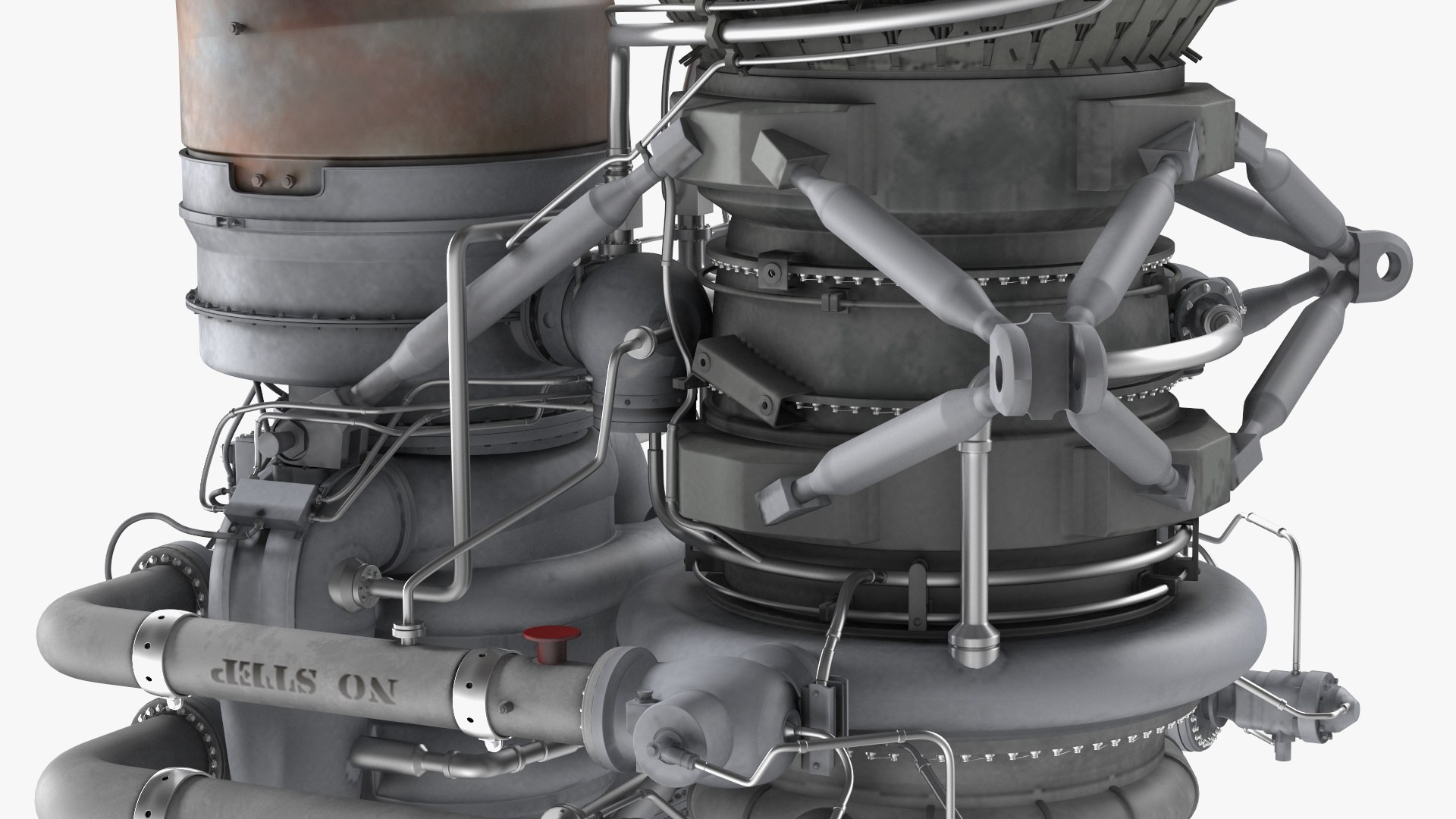 Realistic Rocket Engine Model - TurboSquid 2245960