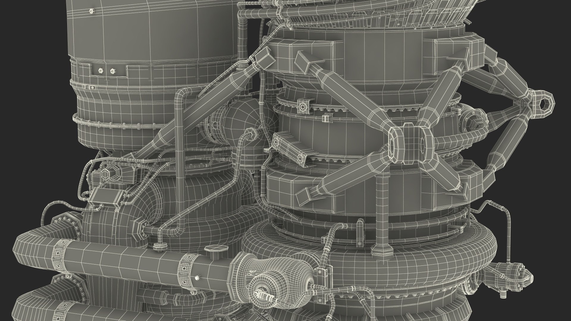 Realistic Rocket Engine Model - TurboSquid 2245960