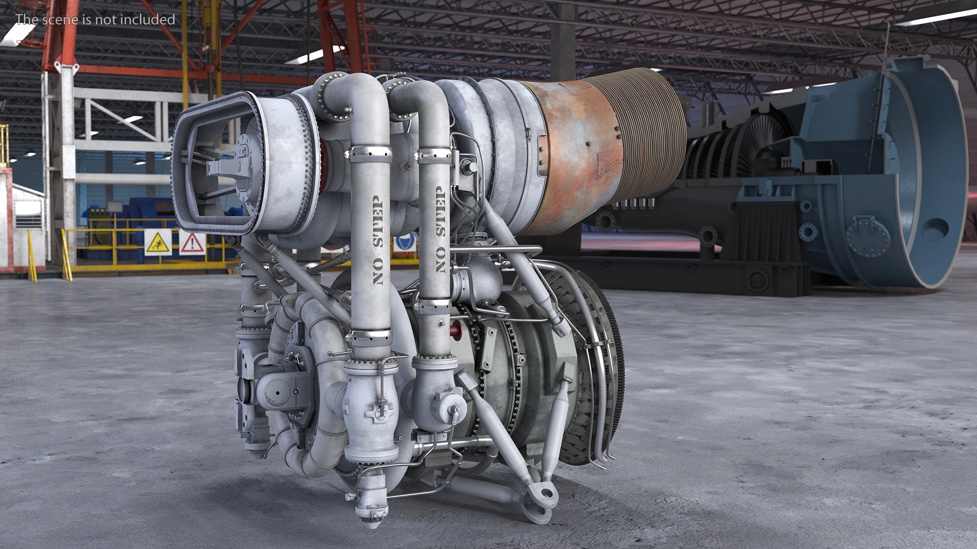 Realistic Rocket Engine Model - TurboSquid 2245960