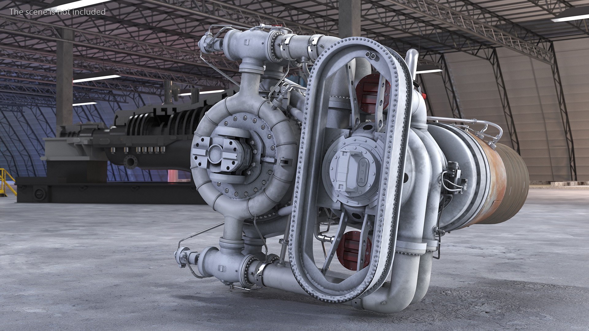 Realistic Rocket Engine Model - TurboSquid 2245960