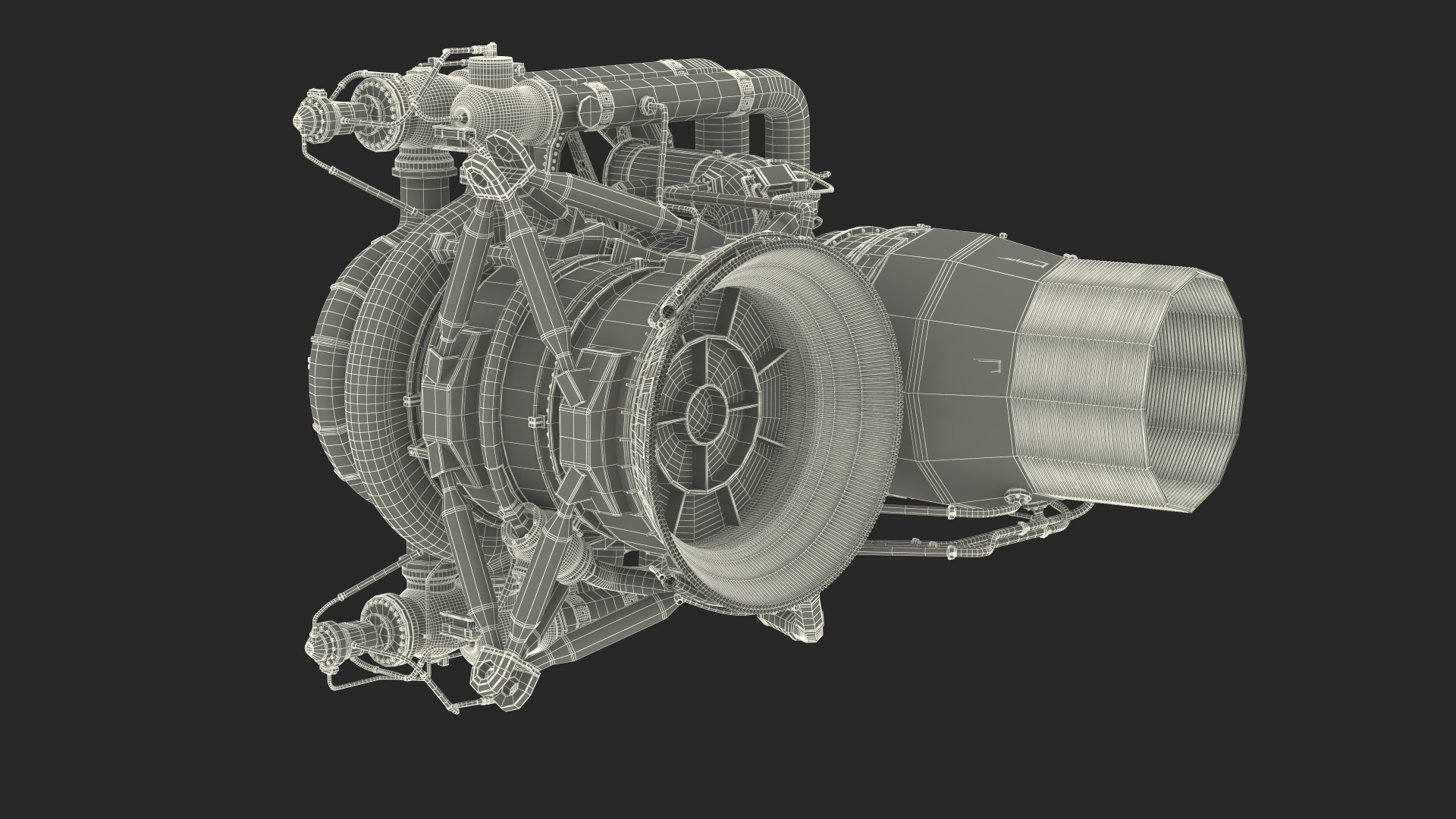 Realistic Rocket Engine Model - TurboSquid 2245960