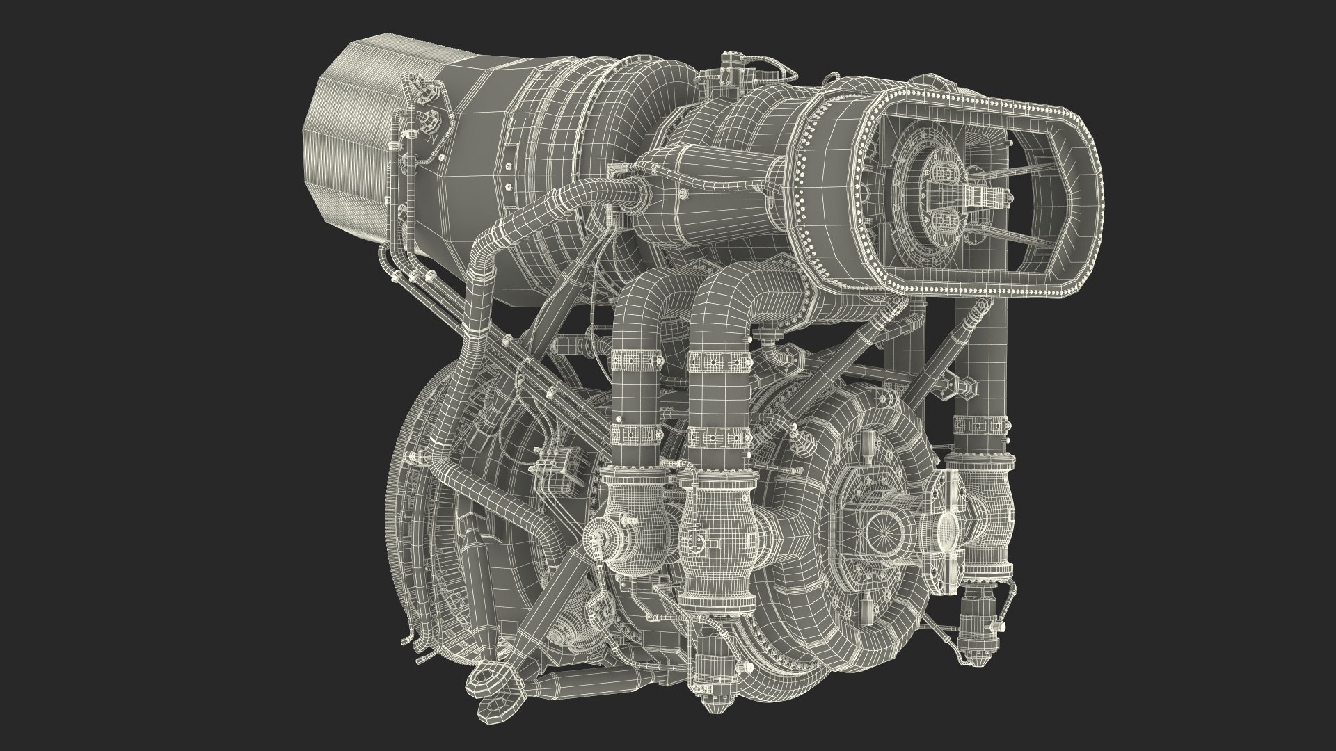 Realistic Rocket Engine Model - TurboSquid 2245960