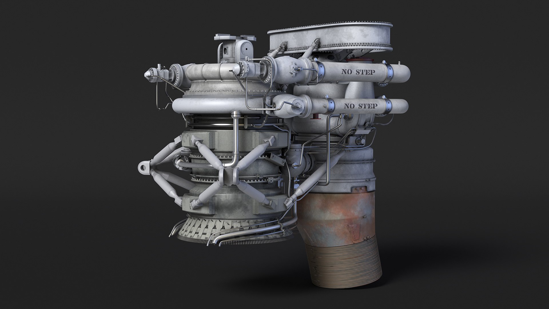 Realistic Rocket Engine Model - TurboSquid 2245960