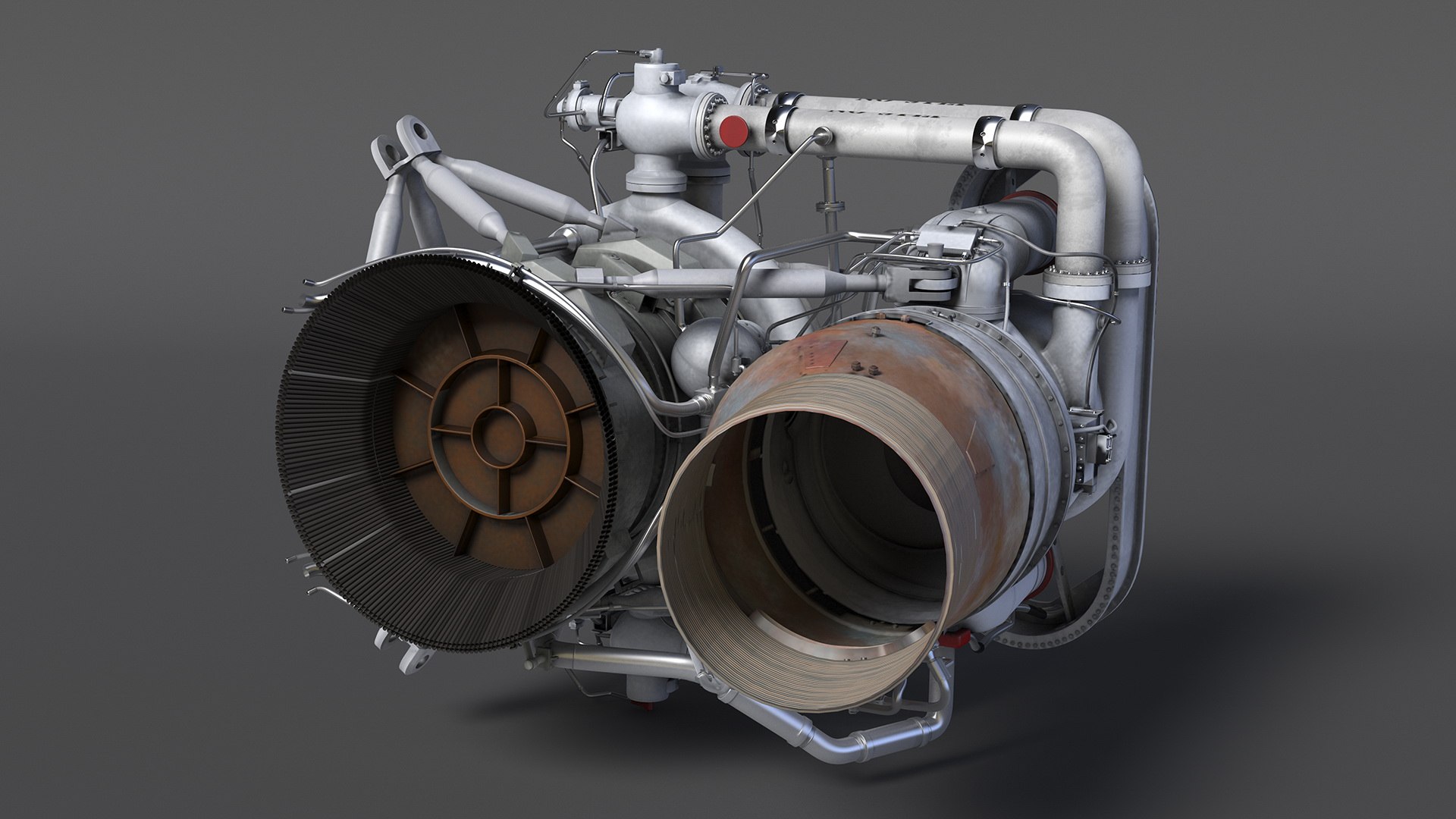 Realistic Rocket Engine Model - TurboSquid 2245960