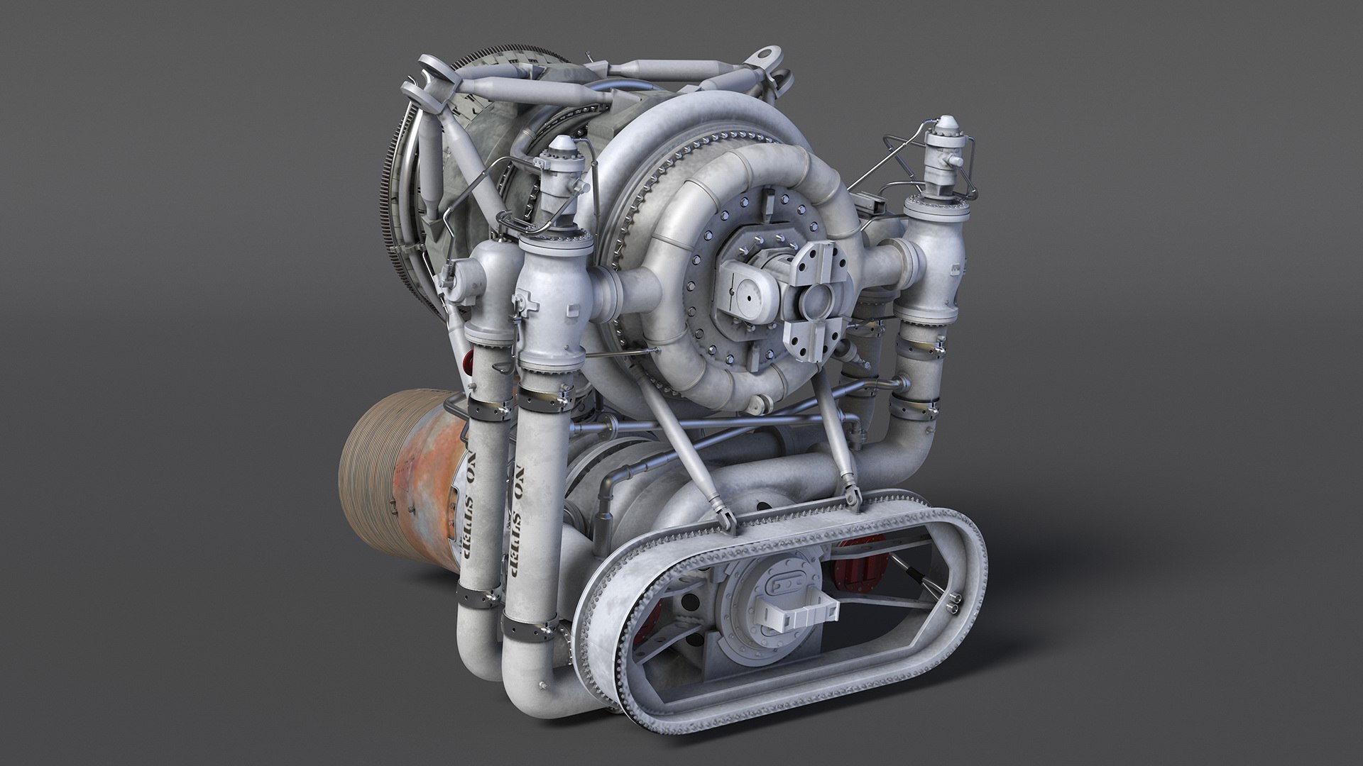 Realistic Rocket Engine Model - TurboSquid 2245960