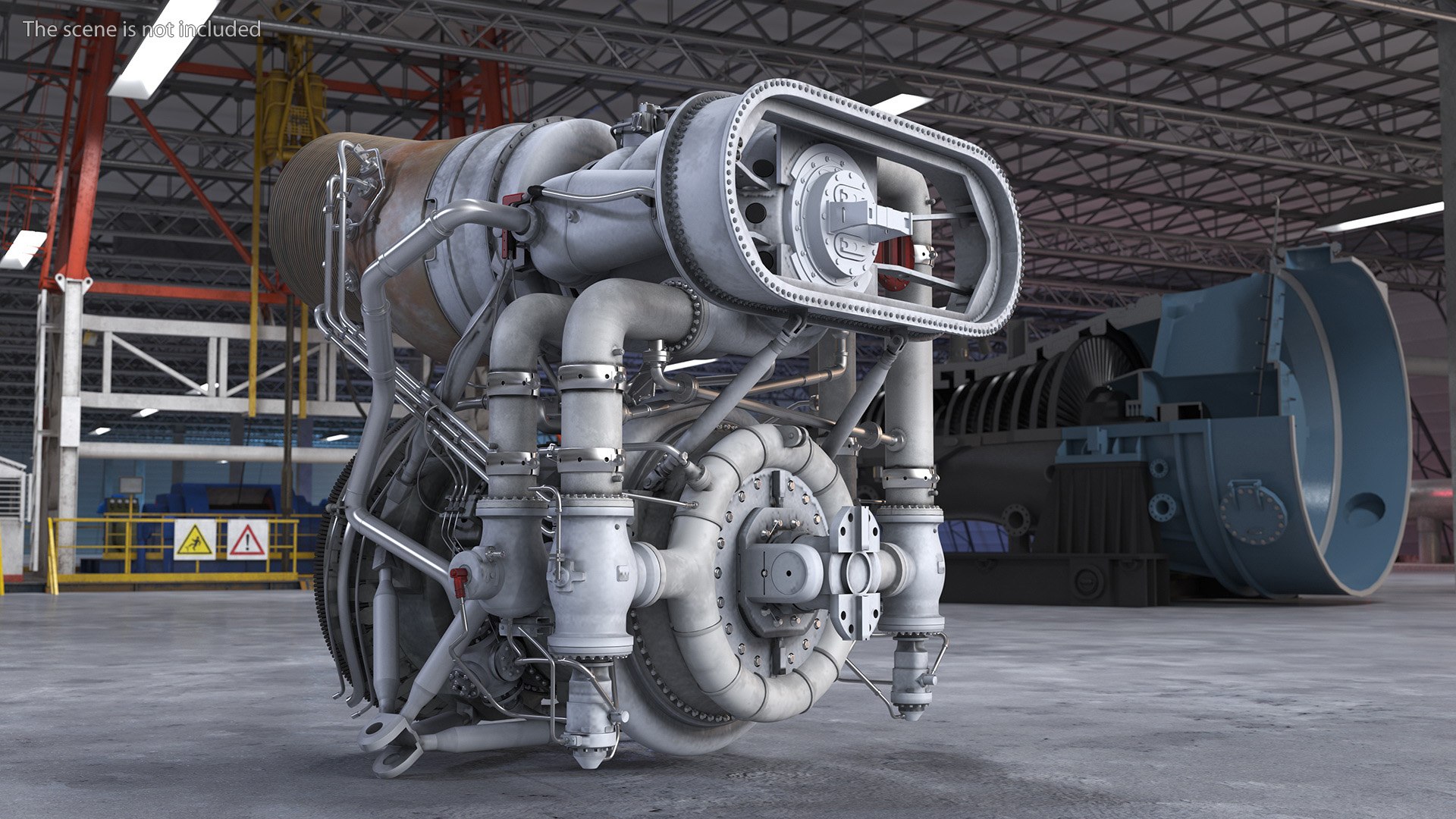 Realistic Rocket Engine Model - TurboSquid 2245960