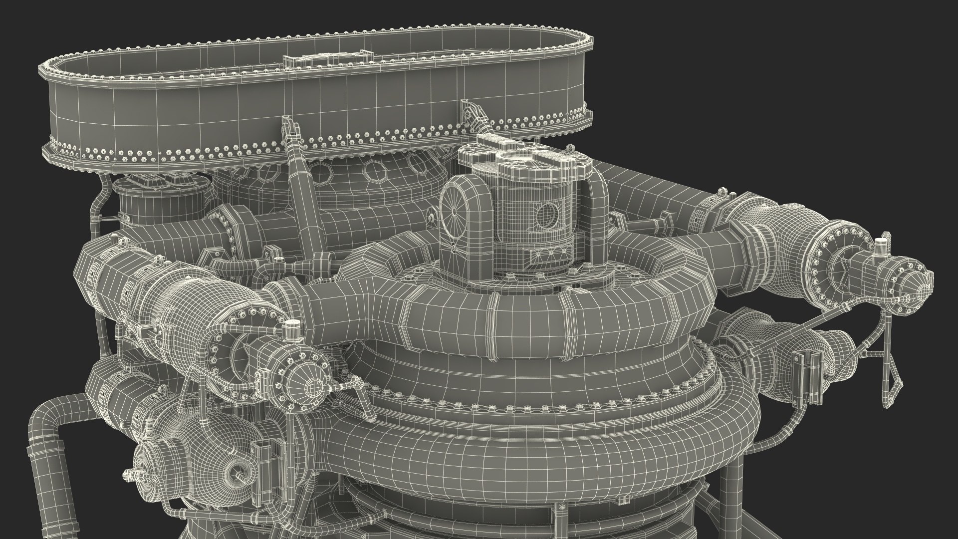 Realistic Rocket Engine Model - TurboSquid 2245960