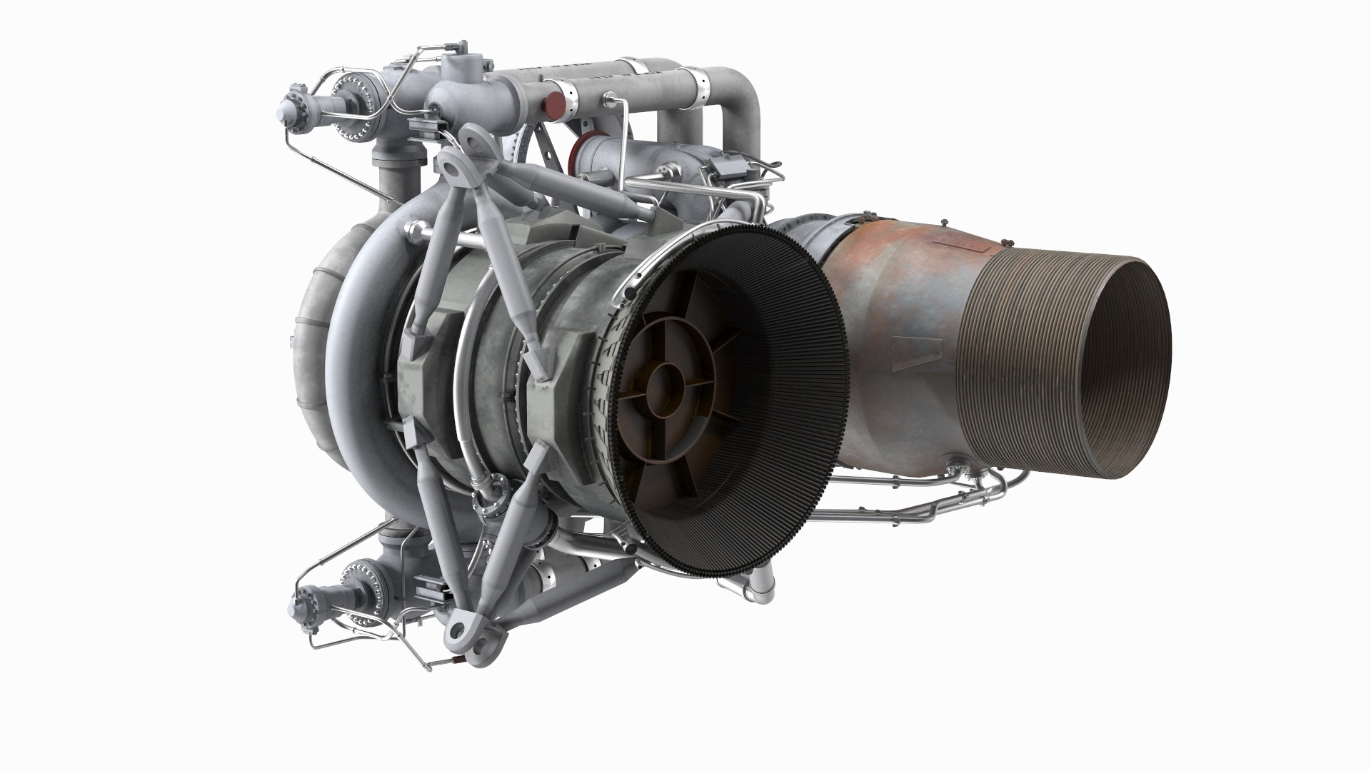 Realistic Rocket Engine Model - TurboSquid 2245960