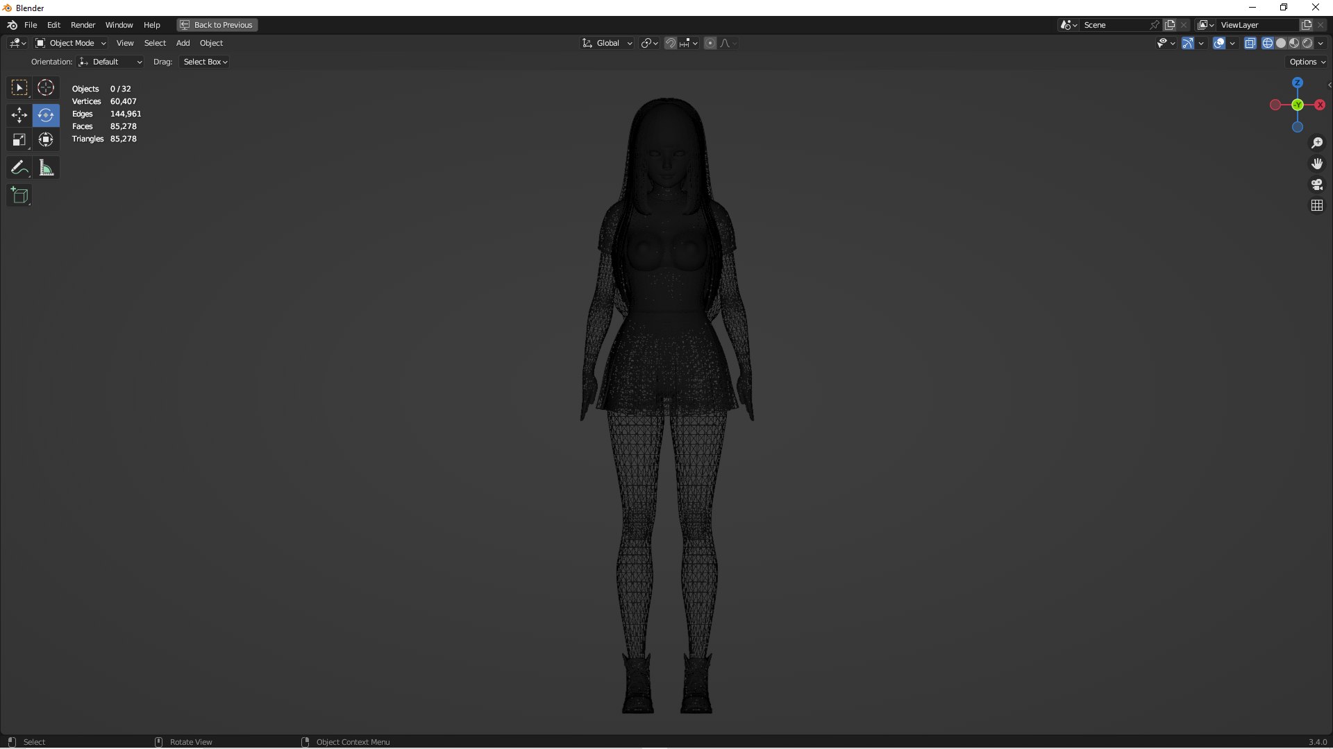 3D Emo Clothing 0002 - UE5 - Unity - Blender - Animated - Realistic ...
