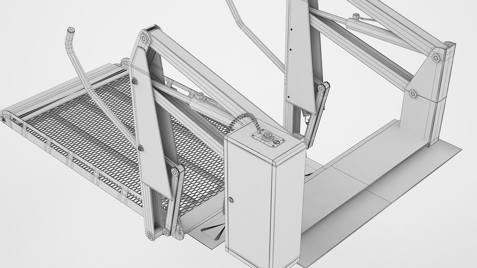Wheelchair lift 3D model - TurboSquid 1605251