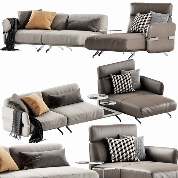Natuzzi Pablo 3D model - TurboSquid 1718394