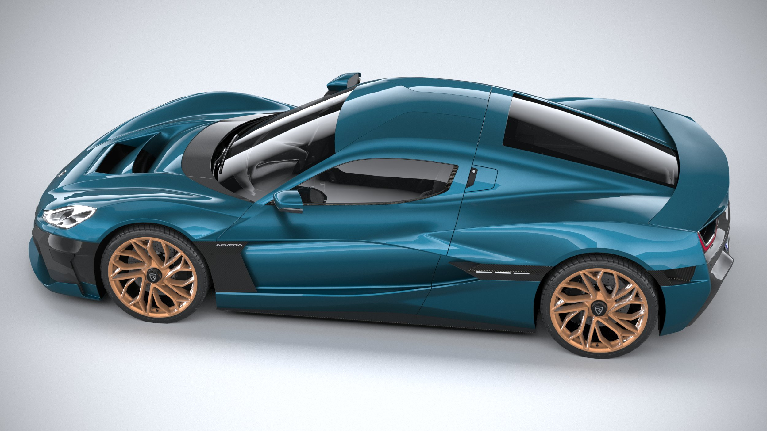 3D model Rimac Nevera 2022 LowPoly - TurboSquid 1773631