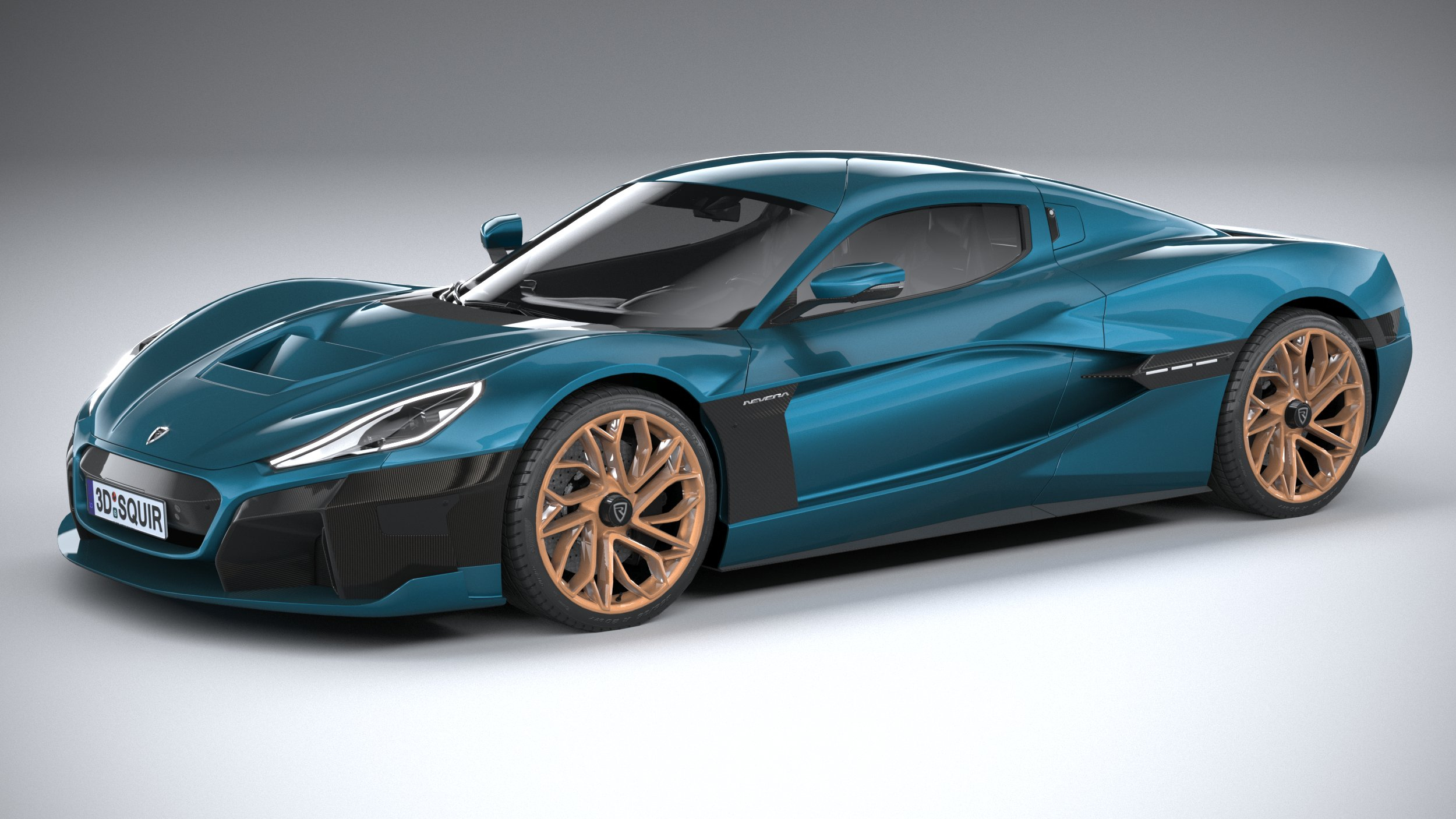3D model Rimac Nevera 2022 LowPoly - TurboSquid 1773631