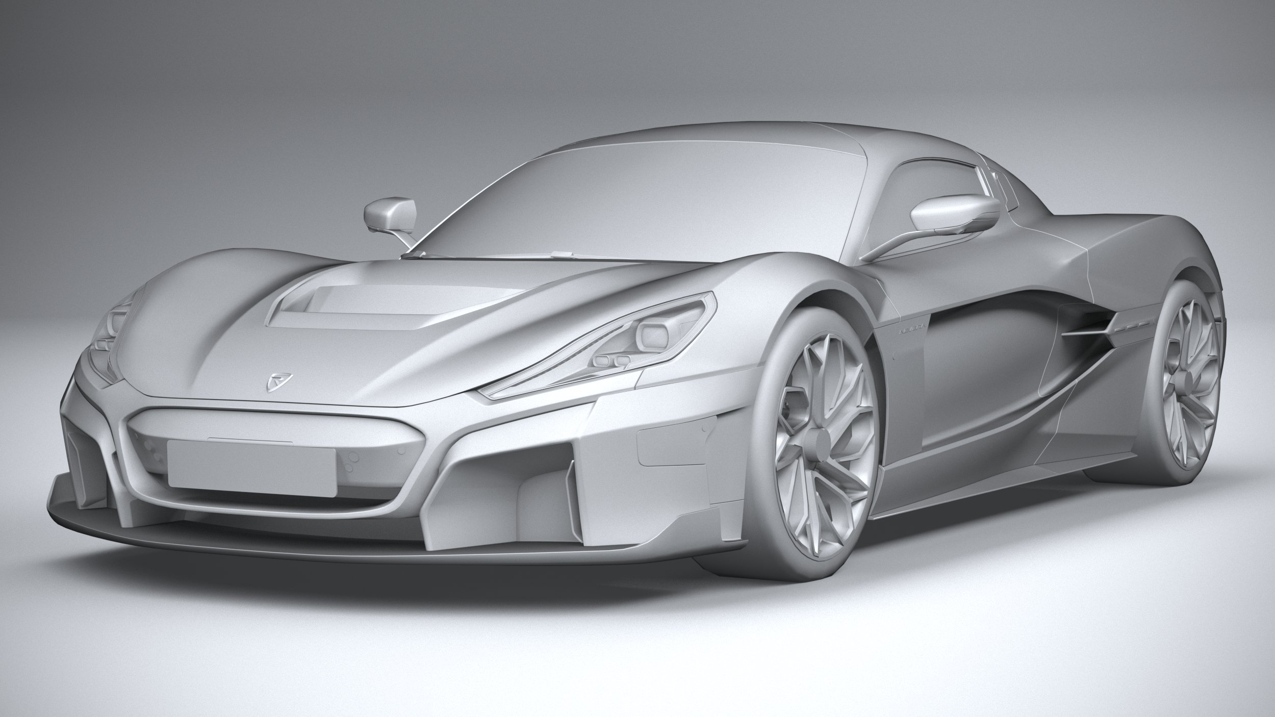 3D model Rimac Nevera 2022 LowPoly - TurboSquid 1773631
