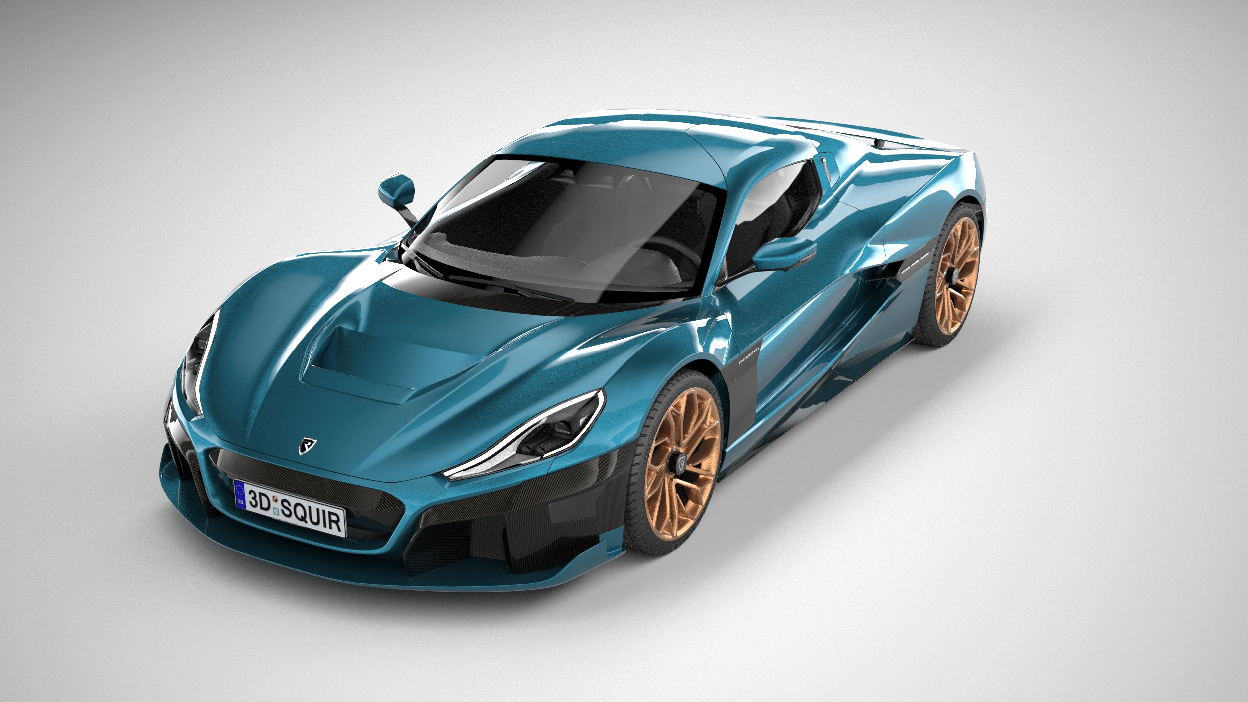 3D model Rimac Nevera 2022 LowPoly - TurboSquid 1773631