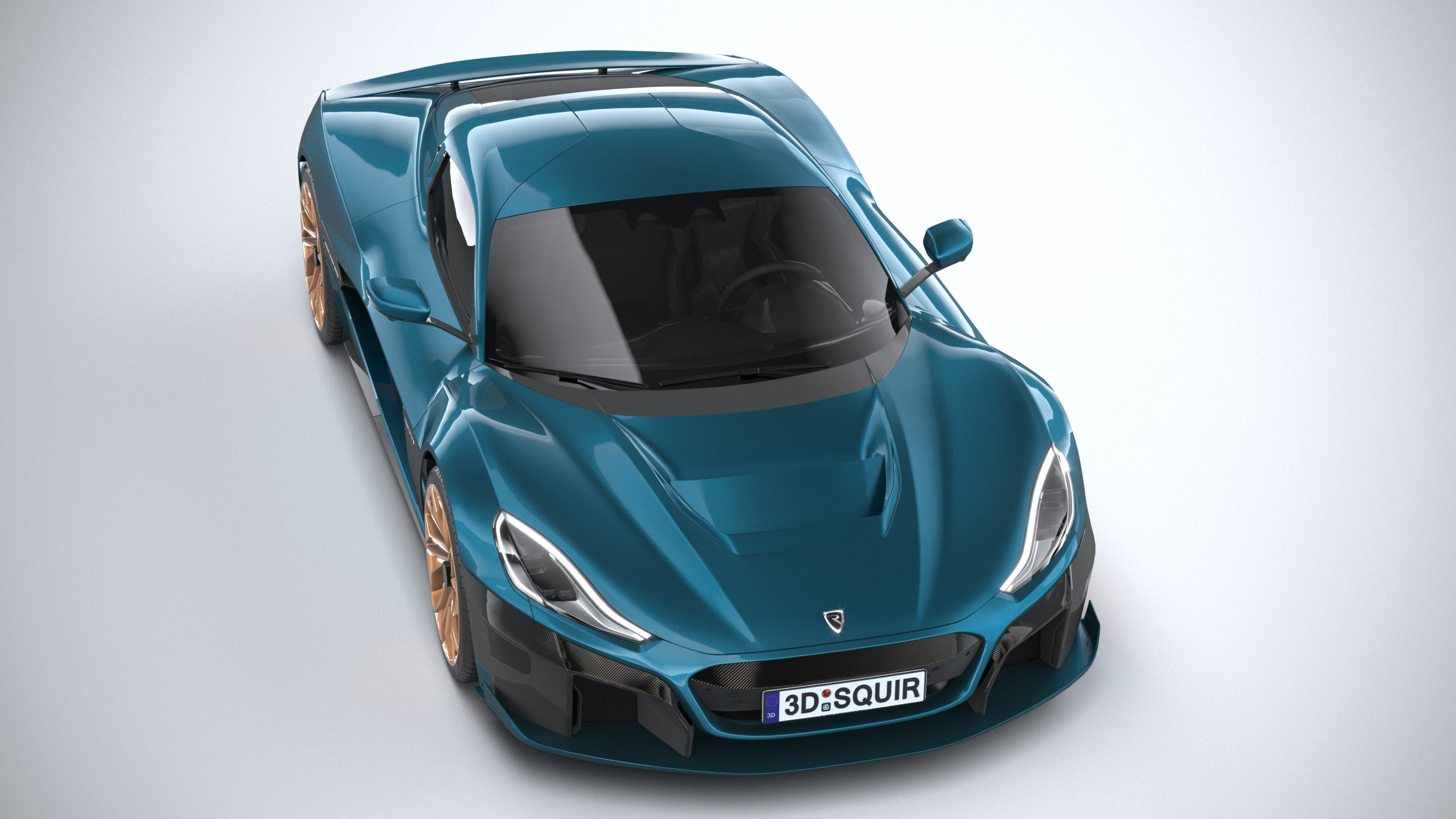 3D model Rimac Nevera 2022 LowPoly - TurboSquid 1773631