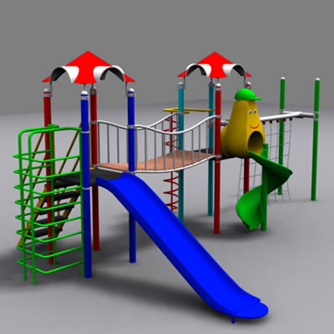 playground kit 3d model