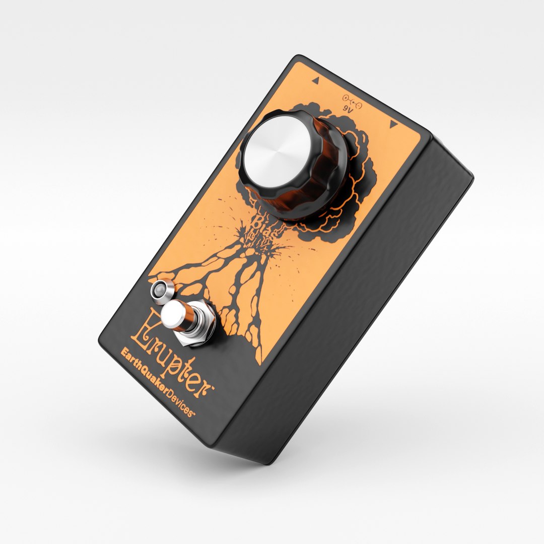Earthquaker Devices Erupter 3D Model - TurboSquid 1640232