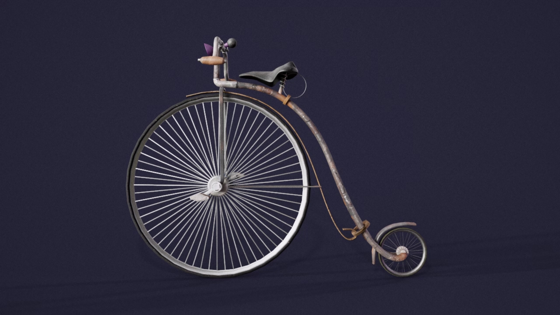 3D Model Penny Farthing Bicycle - TurboSquid 2047050