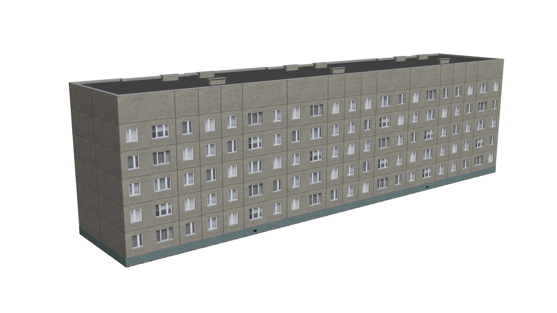 3D Russian Panel House Model - TurboSquid 2049273