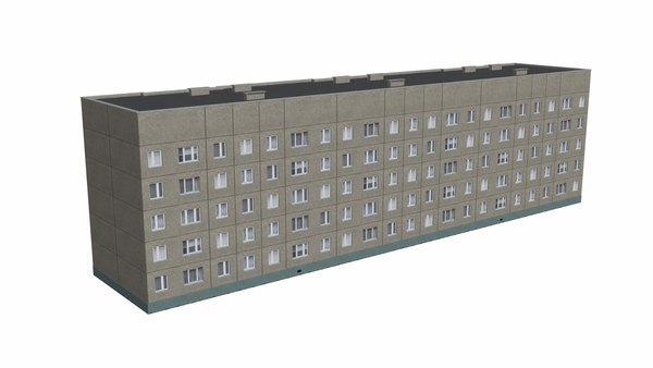 3D Russian panel house model - TurboSquid 2049273