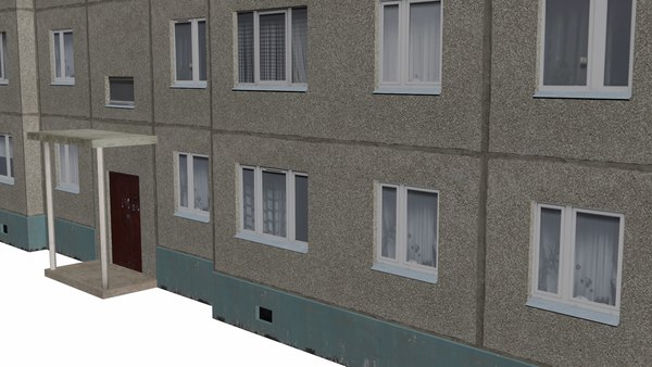 3D Russian panel house model - TurboSquid 2049273