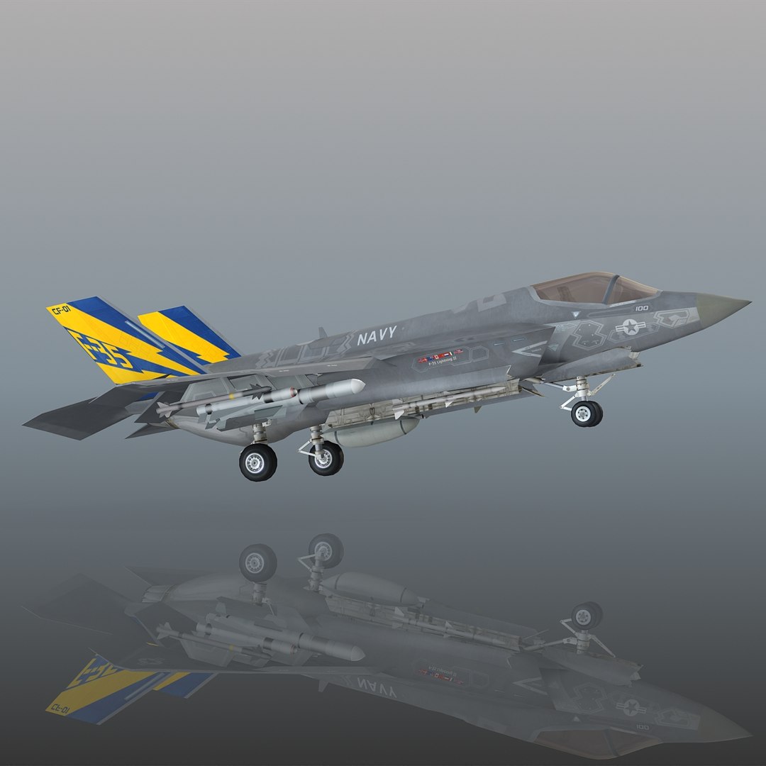 c lightning ii 3d max