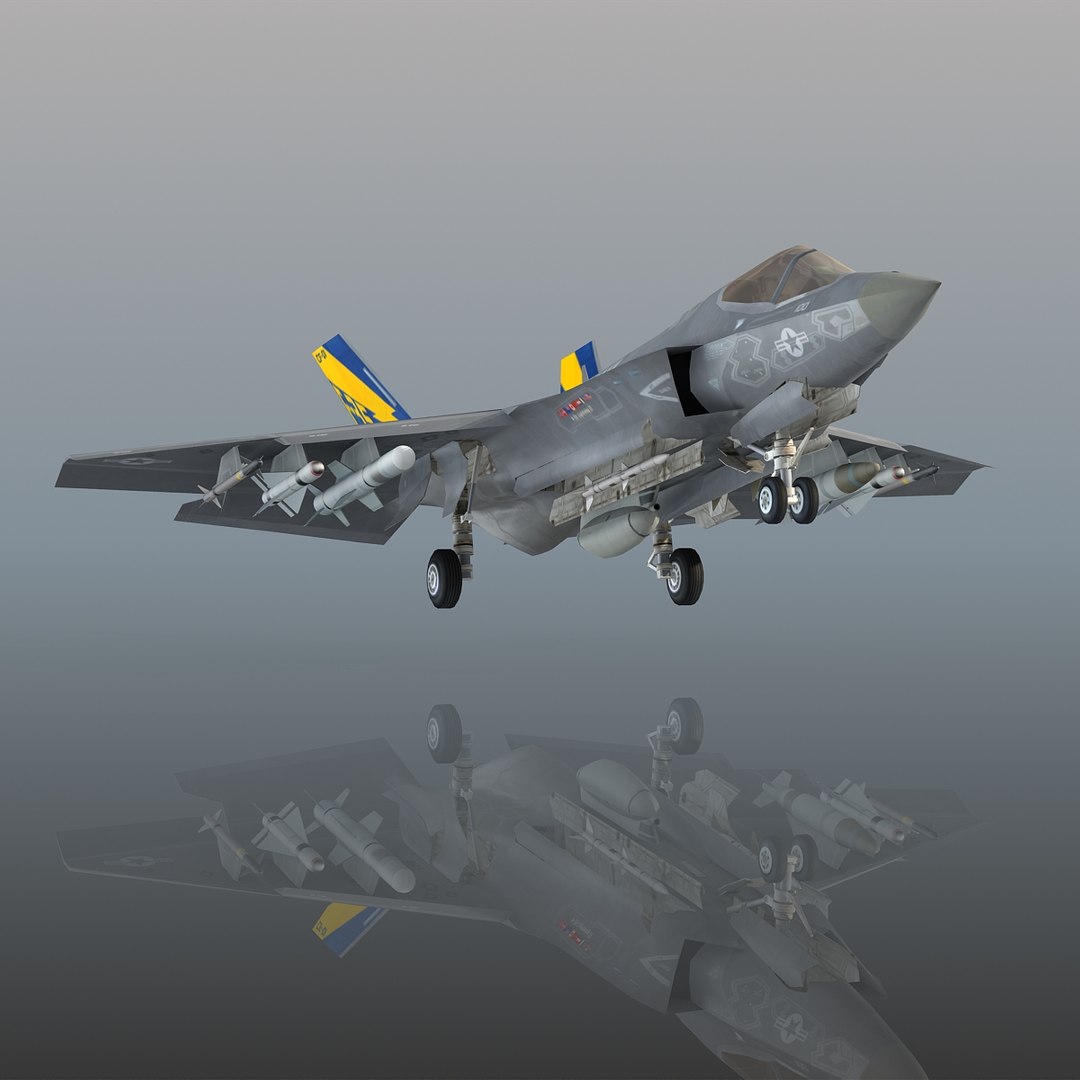 c lightning ii 3d max