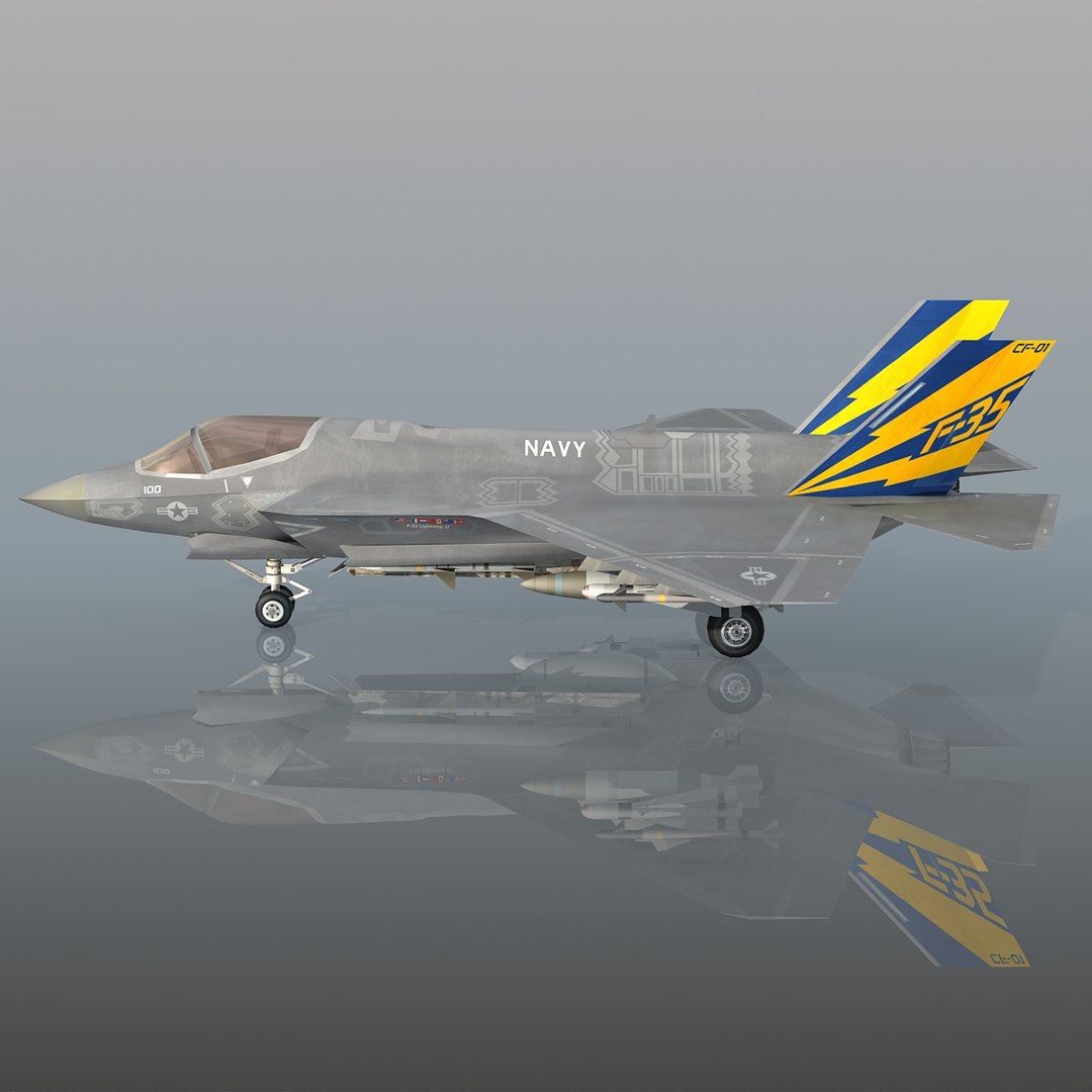c lightning ii 3d max