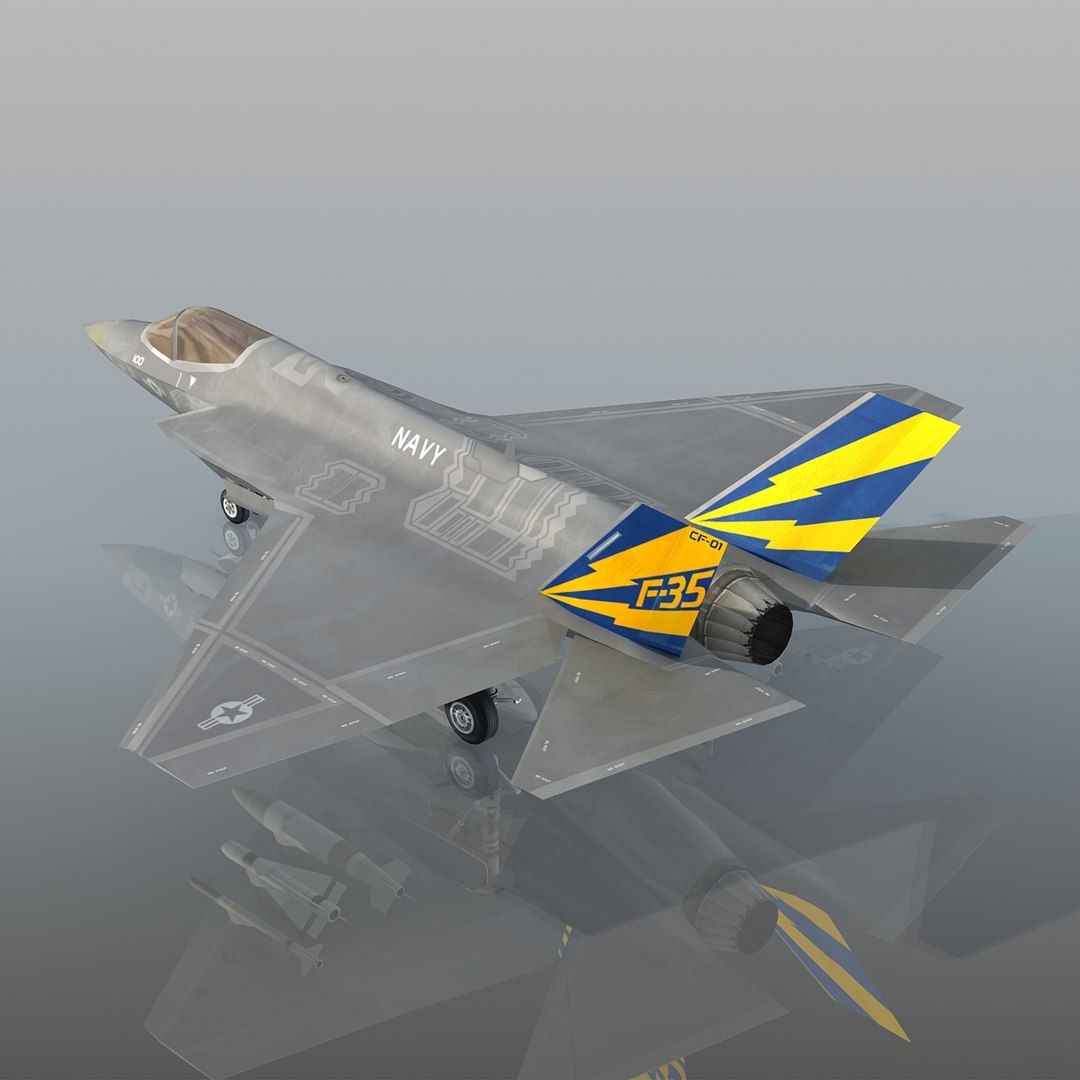 c lightning ii 3d max