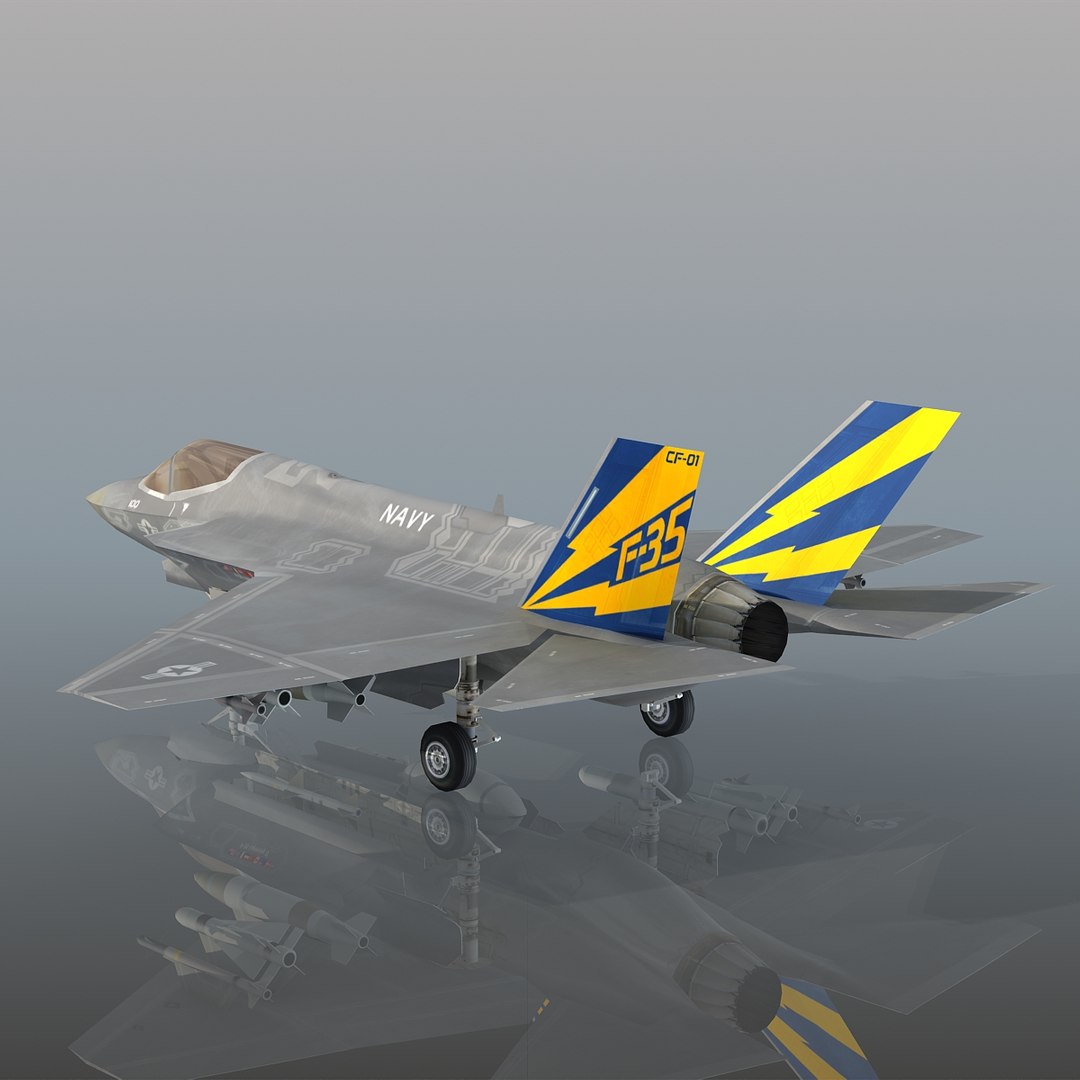 c lightning ii 3d max