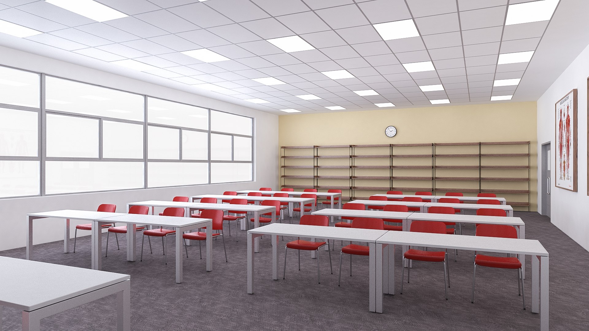 Classroom Collection 01 3D Model - TurboSquid 2134201
