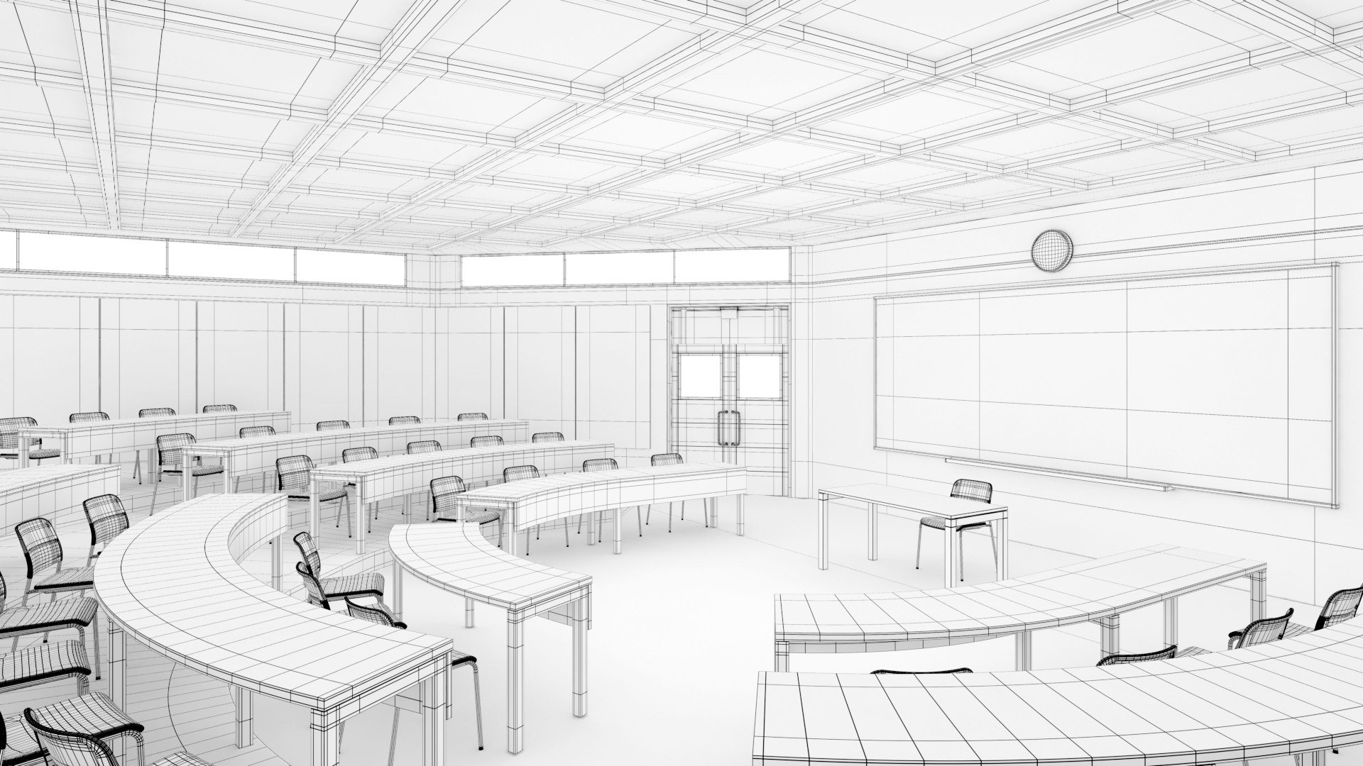 Classroom Collection 01 3D Model - TurboSquid 2134201