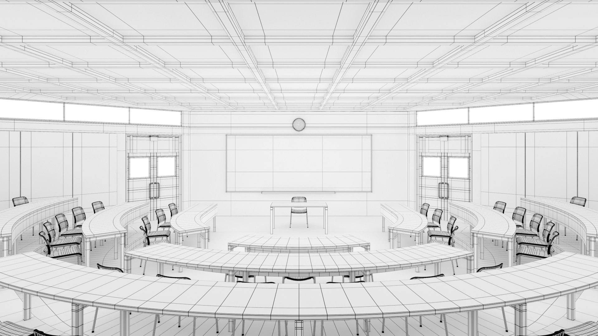 Classroom Collection 01 3D Model - TurboSquid 2134201