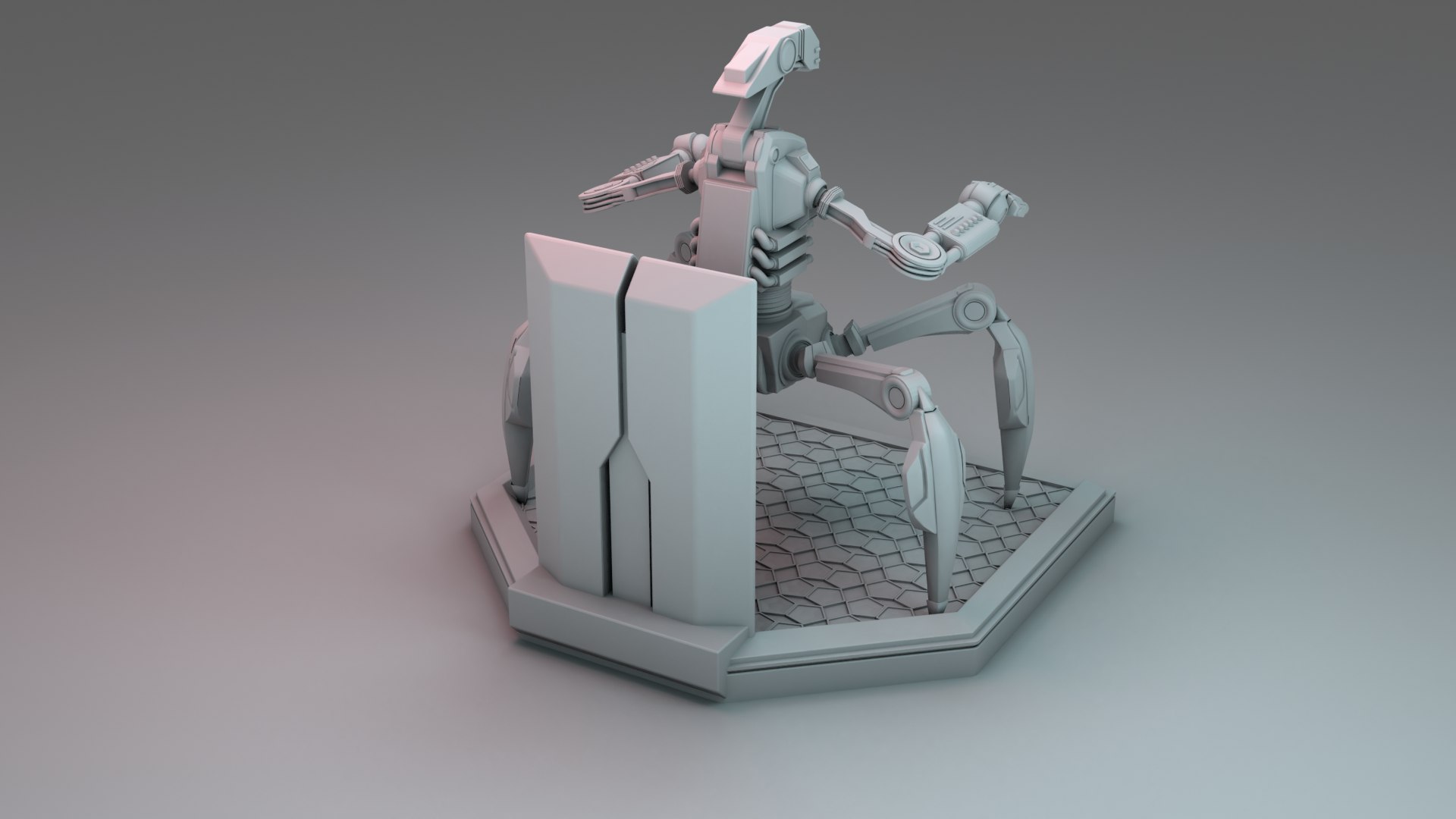 Robot Legs 3D Model - TurboSquid 1668511