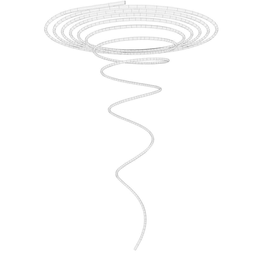 3D Model Metal Spiral Spring - TurboSquid 1410438