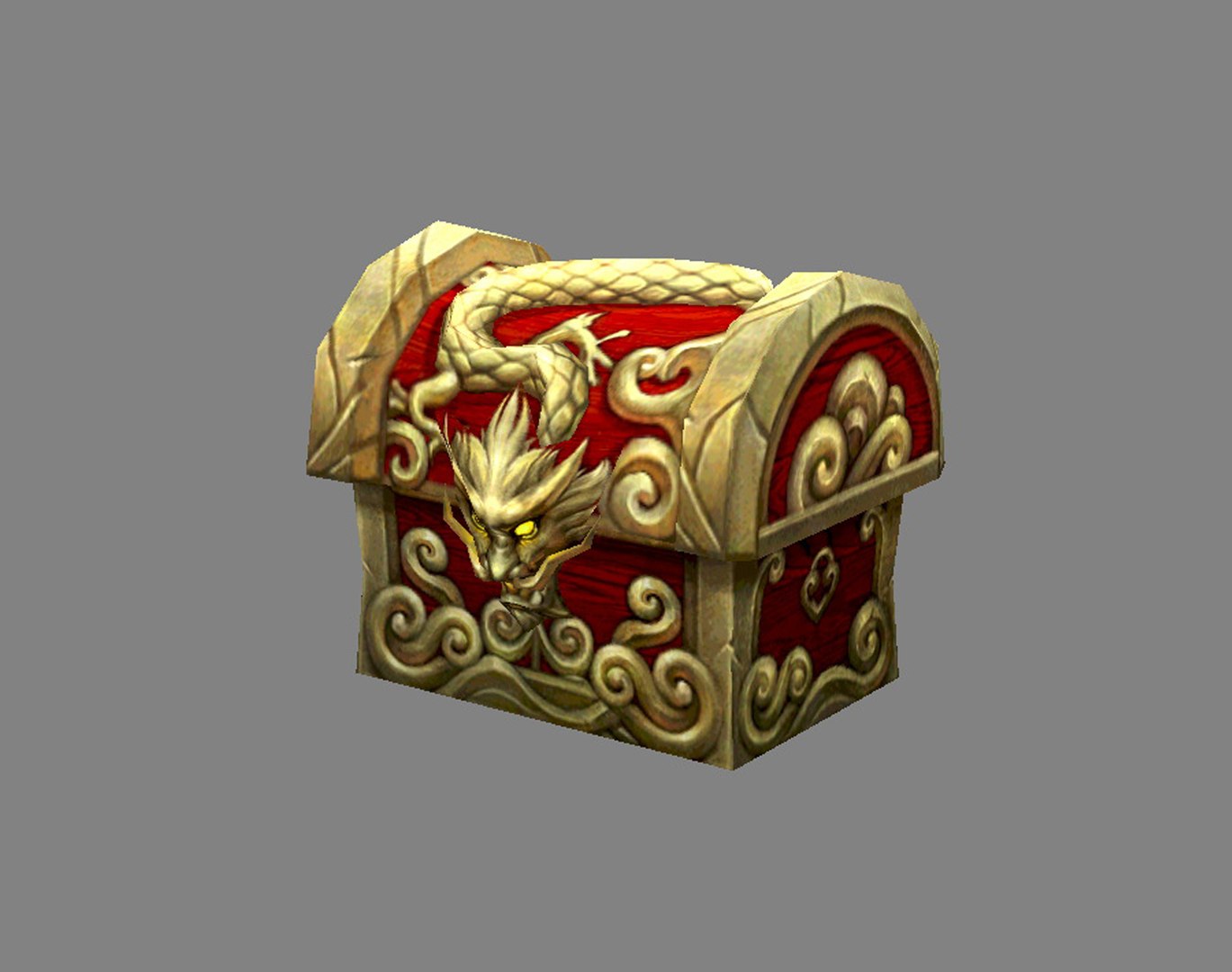 3D Chinese Dragon Treasure Box - Treasure Chest Model - TurboSquid 1724603
