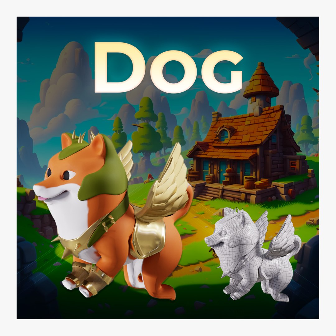 Dog 3D Model - TurboSquid 2183350