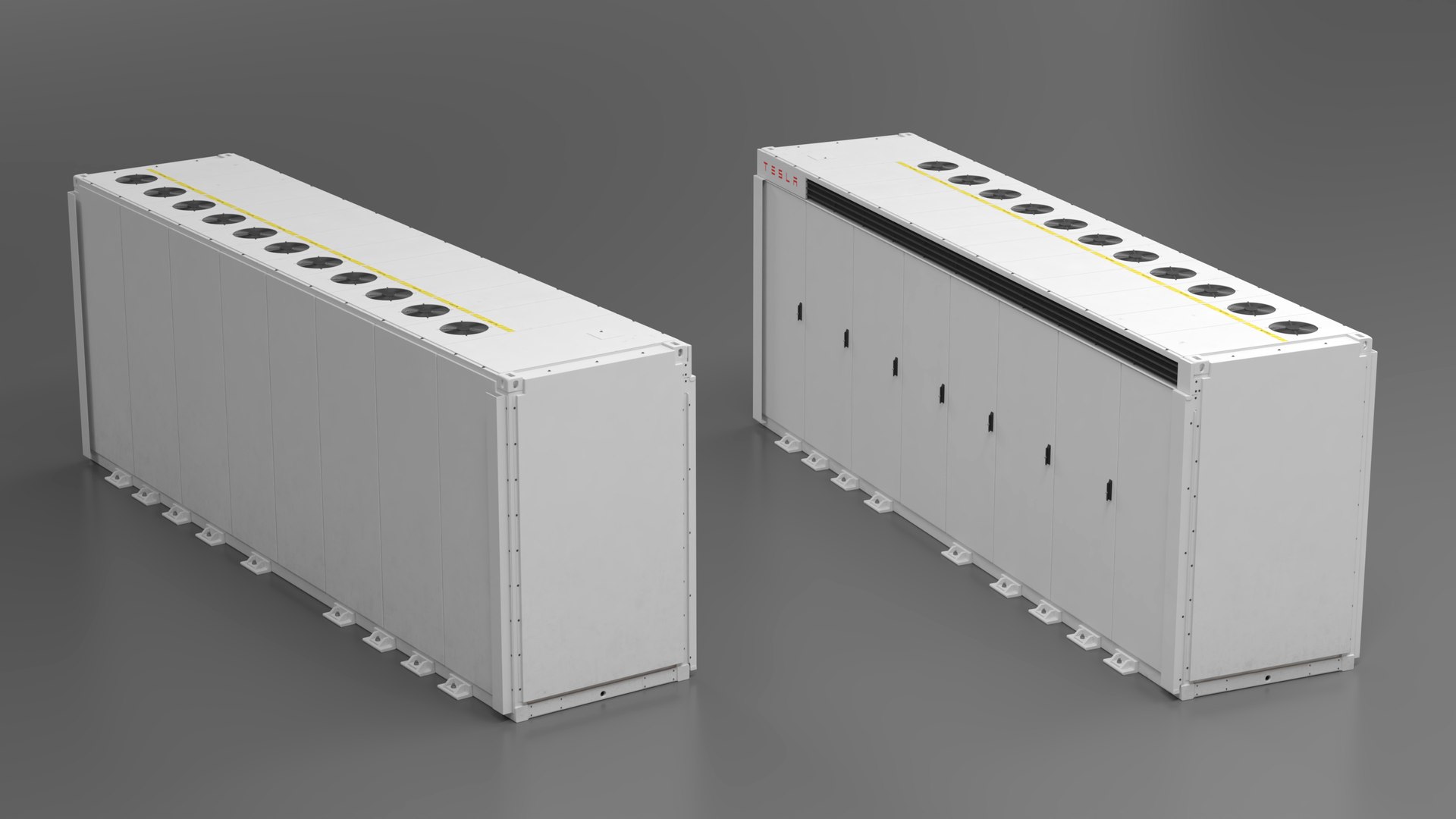 3D Energy Storage Tesla Megapack - TurboSquid 2222205