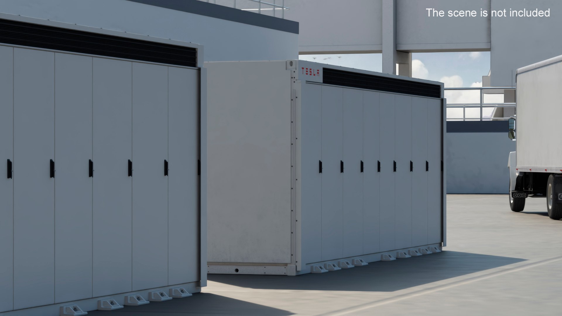 3D Energy Storage Tesla Megapack - TurboSquid 2222205